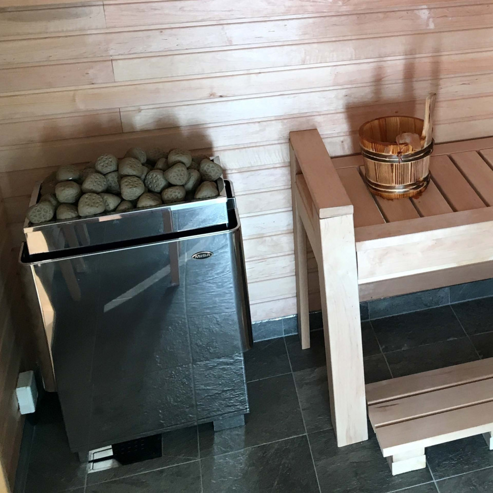Bastuaggregat golvstående 10 kW för offentlig bastu